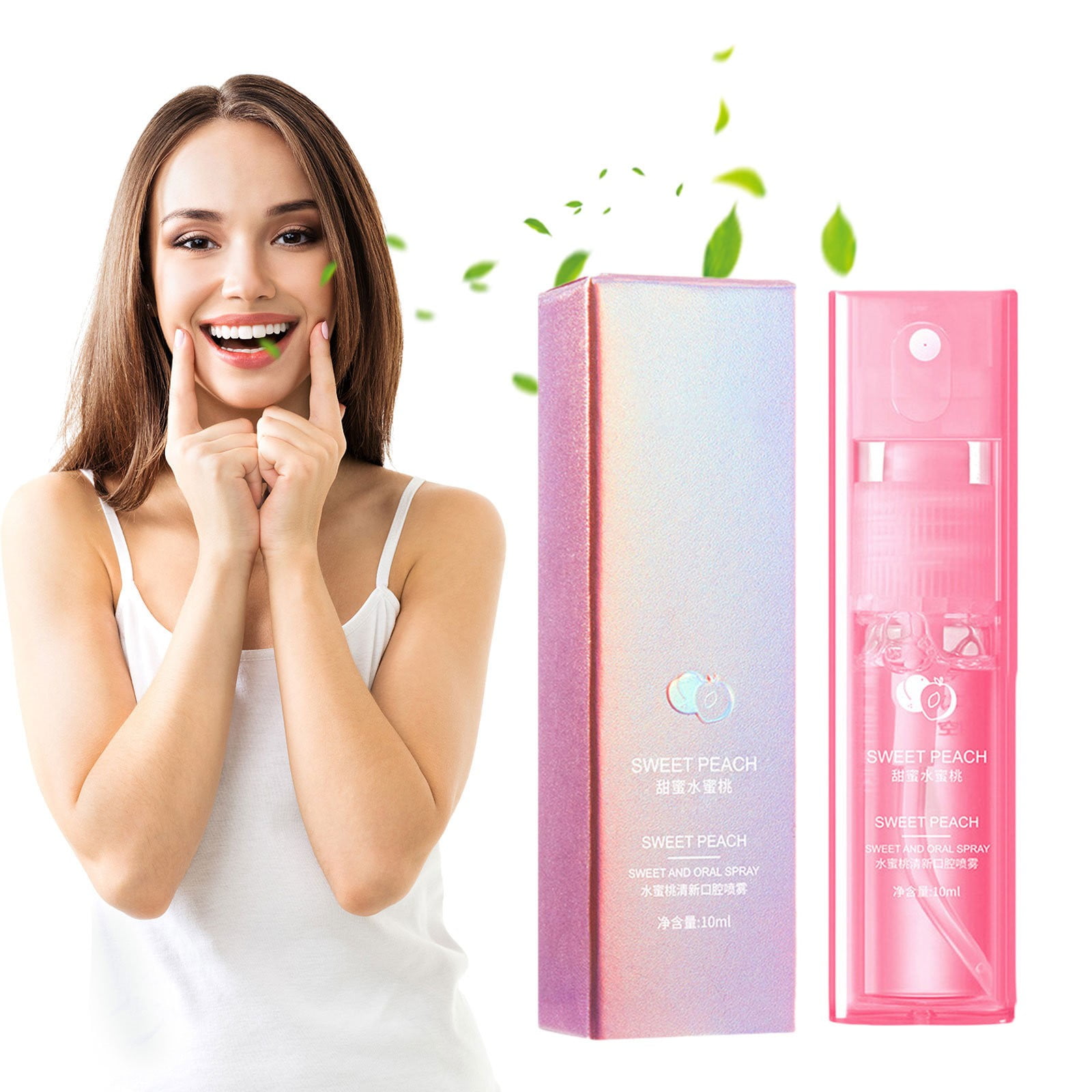 Cacfwgk Dental Care Agents Fruit Flavored Oral Spray Mouth Spray Fresh Breath Compact Portable ...