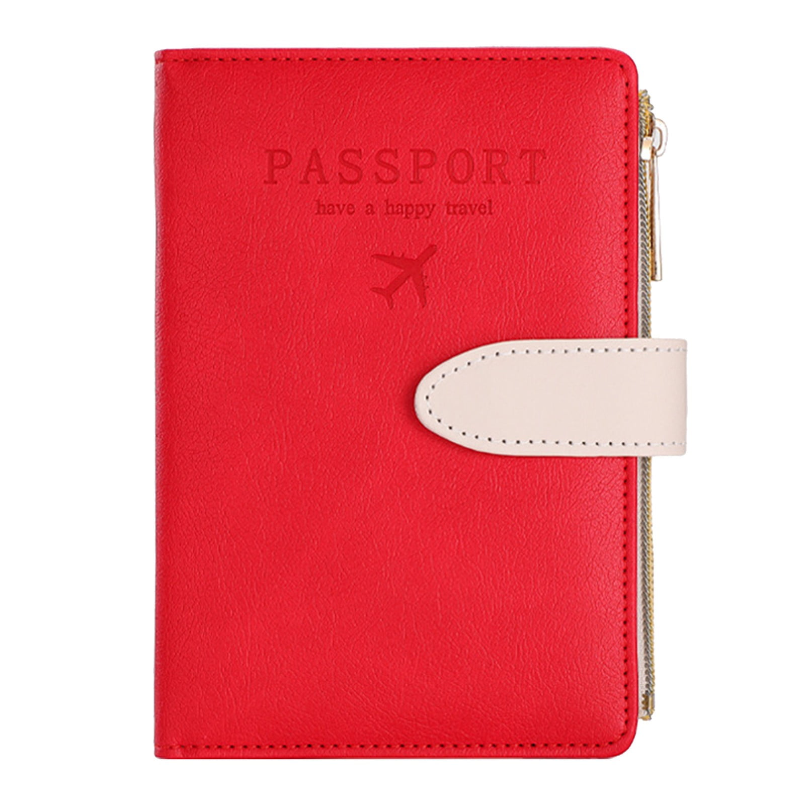 Cacfwgk Passport Holder Passport Cover With Credit Card Slot And ...