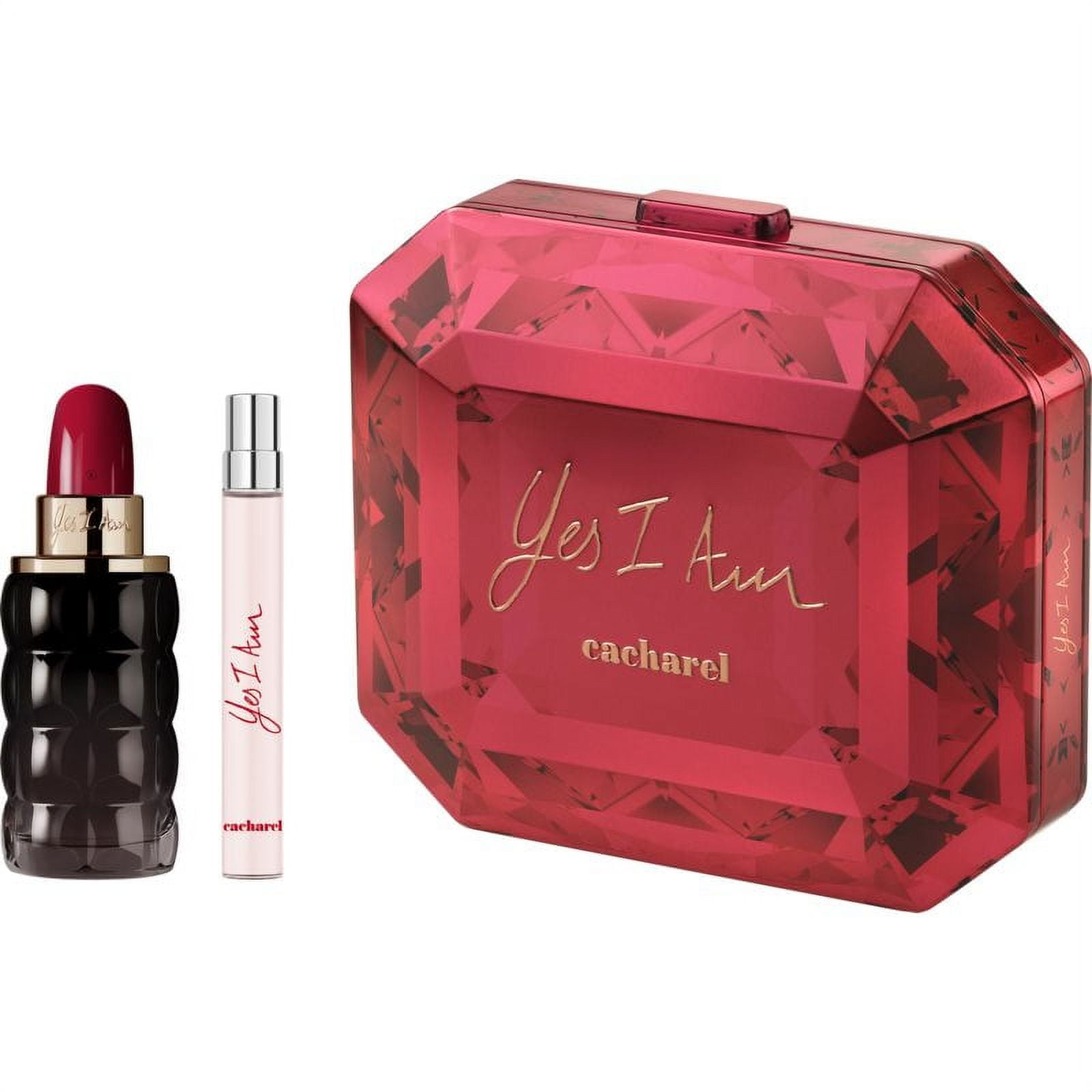 Cacharel Yes I Am Gift Set, Elegant Fragrance Collection, Floral and ...