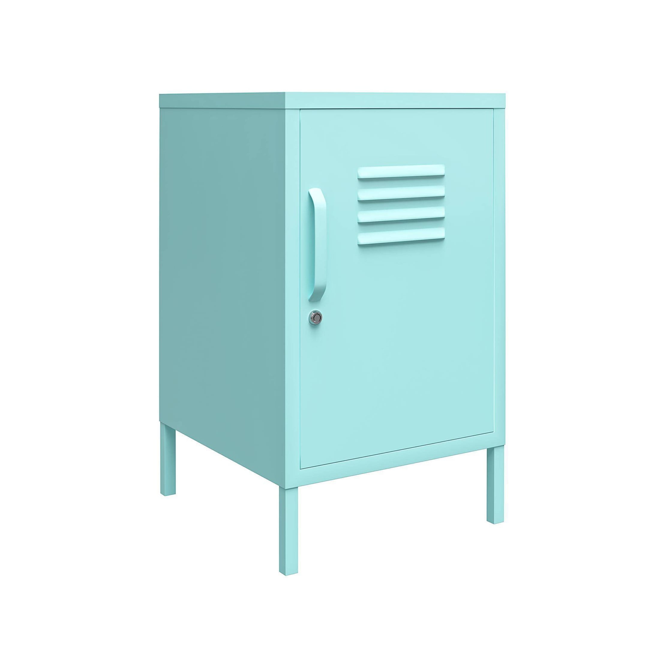 Cache Metal Locker End Table Mint - Walmart.com