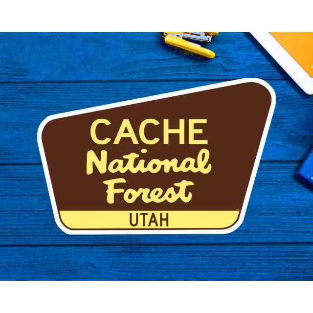Cache National Forest Decal Sticker Utah X Phone Decal Water Bottle ...