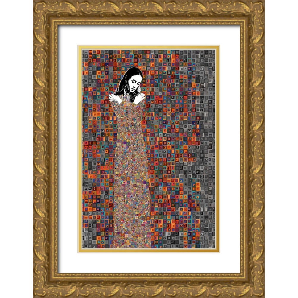 Cacho, Jose 11x14 Gold Ornate Wood Framed with Double Matting Museum ...