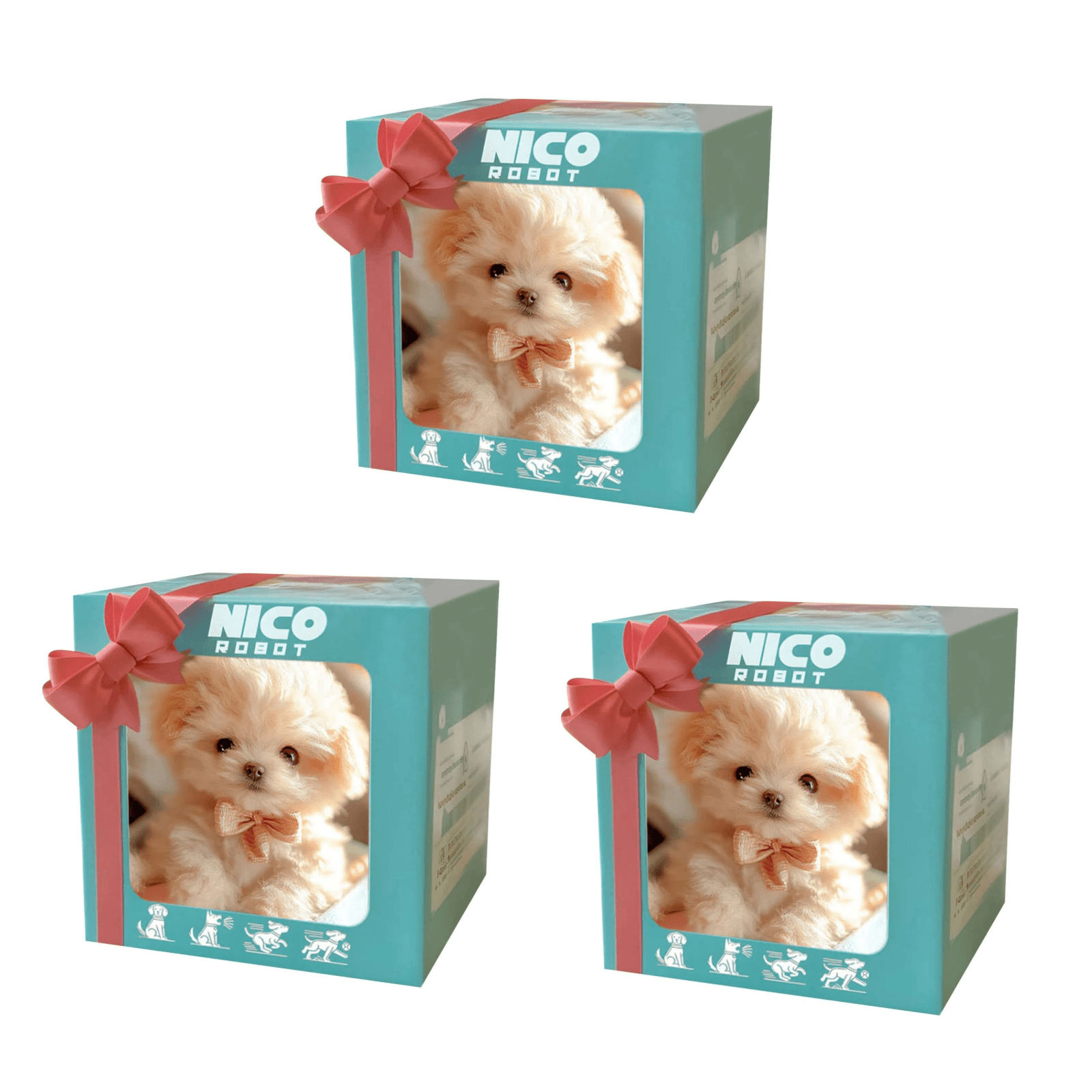 Cachorro robot, perro robot que actúa como un perro real, perro ...