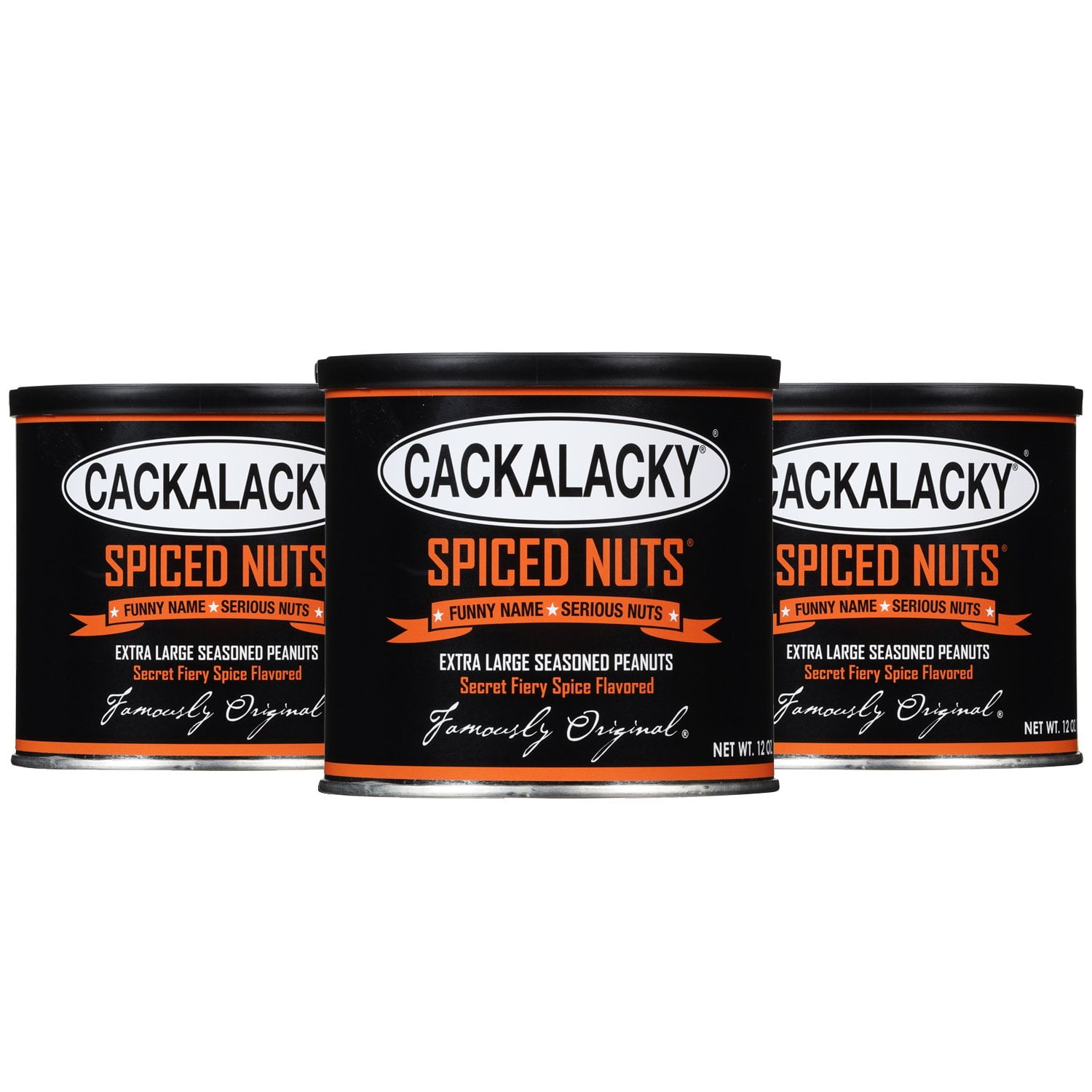 Cackalacky Famously Original Spiced Peanuts, 12 oz., Roasted NC-grown ...
