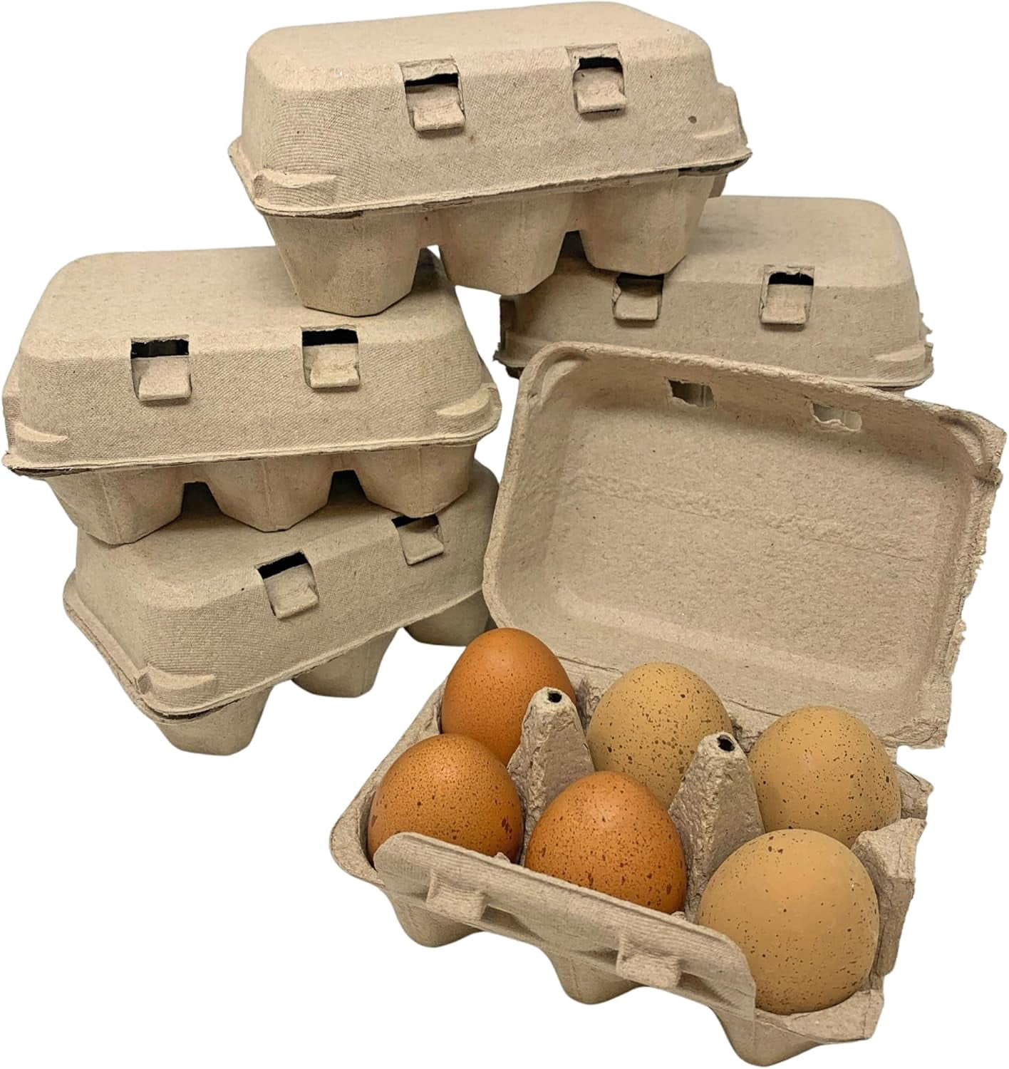 Cackle Hatchery 6-Egg Paper Egg Cartons - 120 Pack - Walmart.com