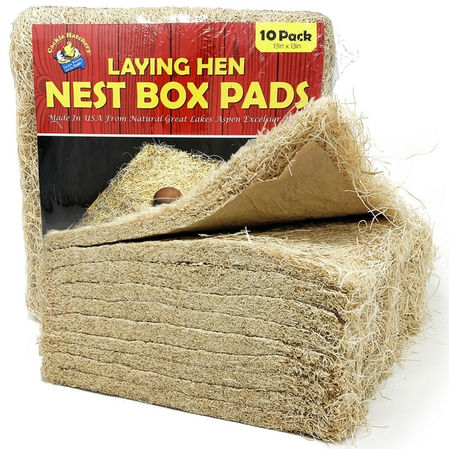 Cackle Hatchery Laying Hen Nest Box Pads - 10 Pack - Walmart.com