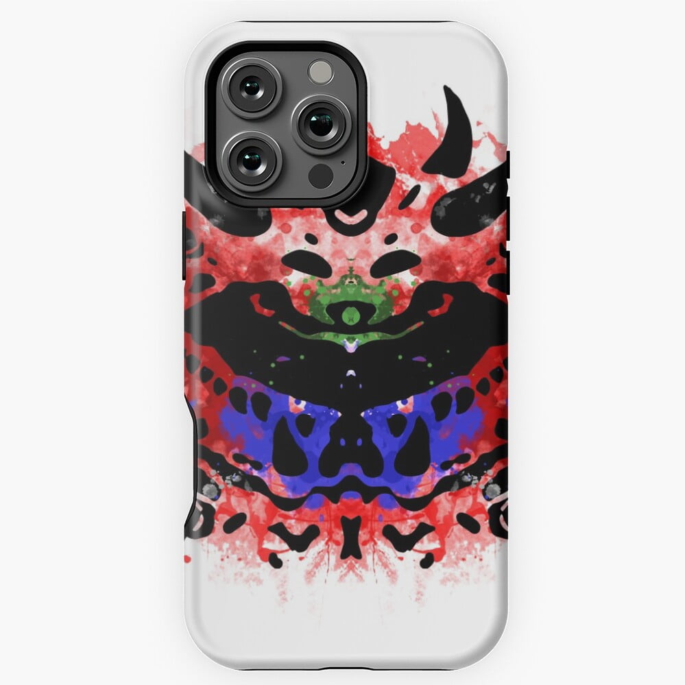Cacodemon Rorschach Doom Gamer Art Phone Case for iPhone 16 15 14 13 12 ...