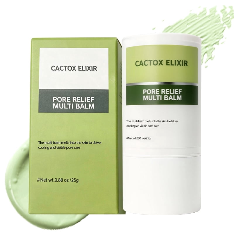 Cactox Pore Relief Multi Balm Stick, Refining Facial Stick for Puffy ...