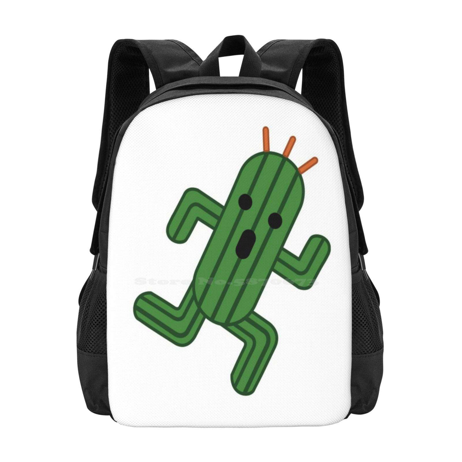 Cactuar Pattern Design Laptop Travel Bags Ffxiv A Realm Reborn ...