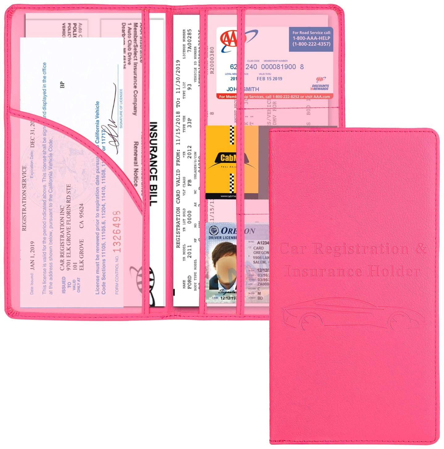 Cacturism Car Registration and Insurance Holder, Car Accessories ...