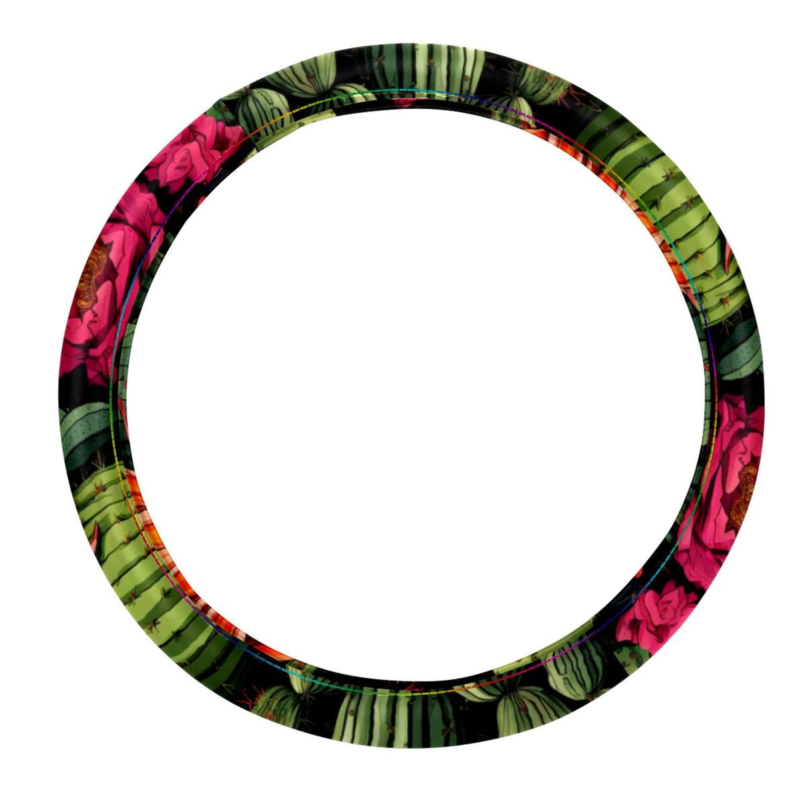 Cactus 14.5 Inch Car Wheel Cover, Printing Design, PVC Leather, Auto ...