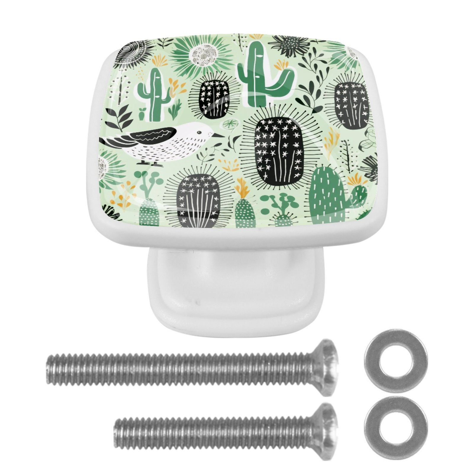 Cactus Animal Bird Cabinets Door and Drawers Knobs Pulls,Furniture Handles Hardware for Kitchen ...