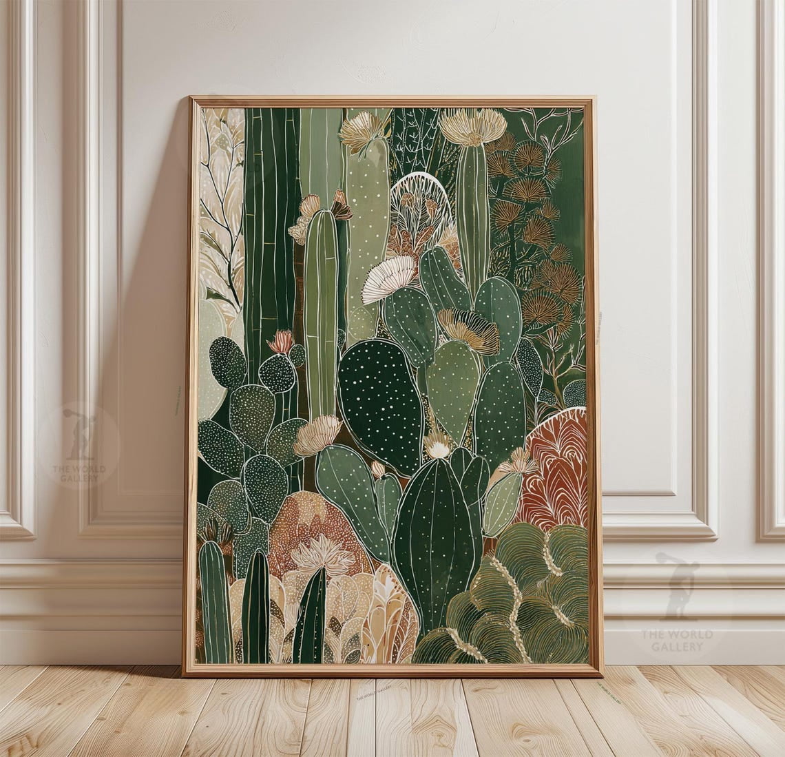 Cactus Botanical Desert Southwest Boho Wall Art Nature Decor Art ...
