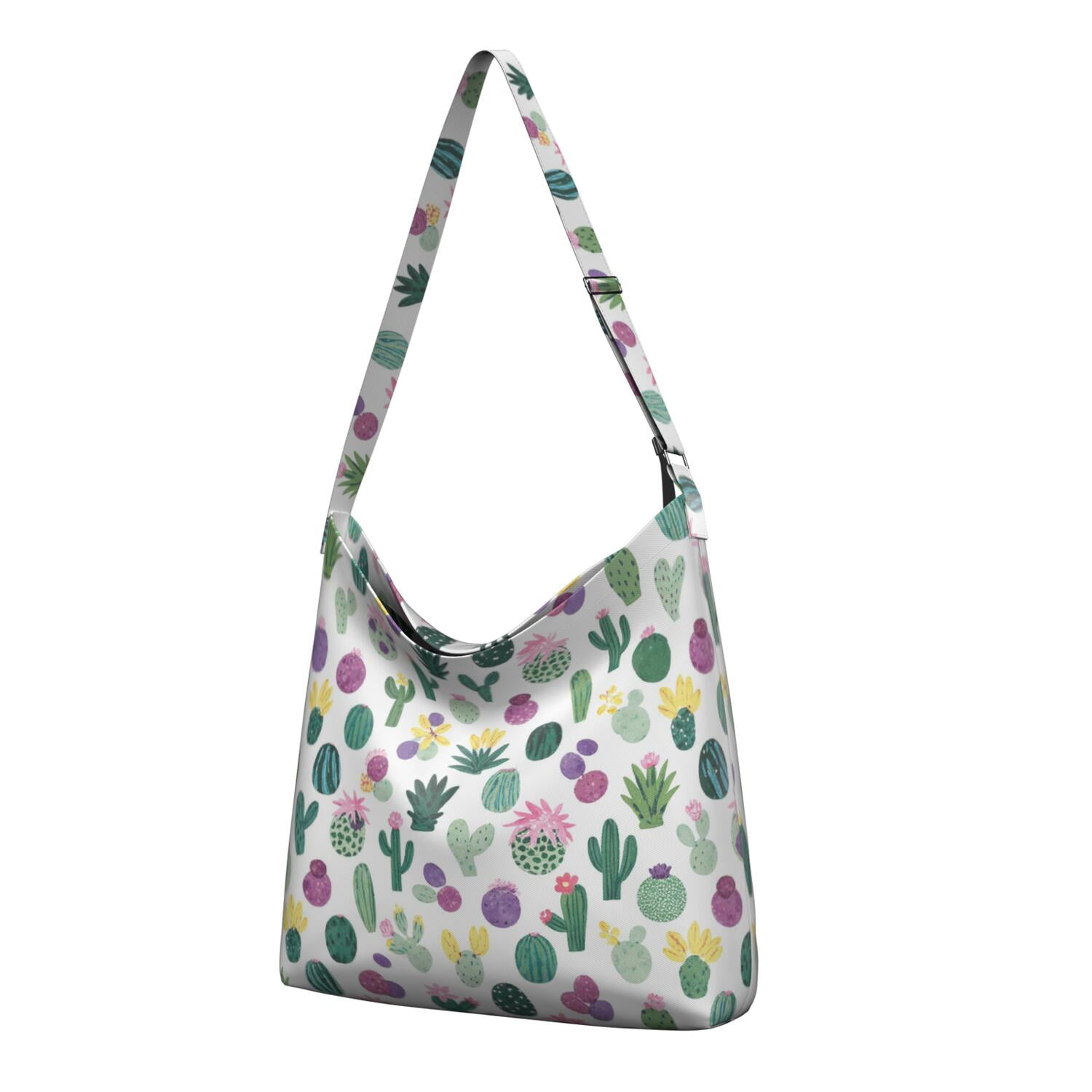 Cactus Canvas Handbag Canvas Bag Crossbody Phone Bag for Women Men ...