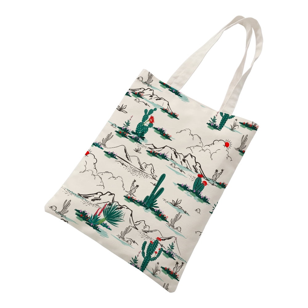 Cactus Canvas Tote Bag - Beach Tote Bags - Weekender Travel Bag - for ...