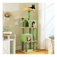 Cactus Cat Tree 62 Inch Large Cat Tower for Multi-Cat Households, Multi ...