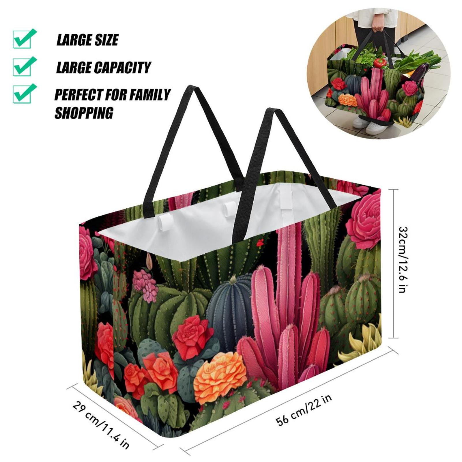 Cactus Collapsible Oxford Cloth Storage Bins Toy Basket Tote Bag ...