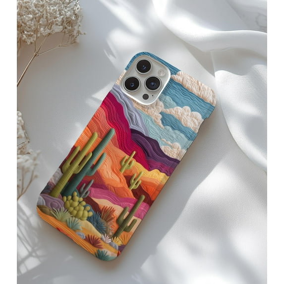 Cactus Desert Phone Case Boho Western Nature iPhone 17 16 15 14 13 12 ...