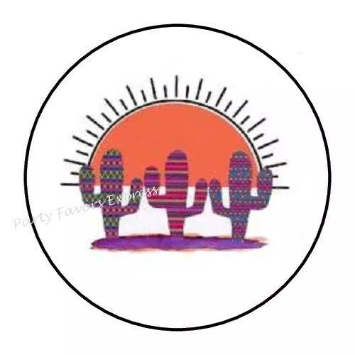 Cactus Desert Sticker Party Favors Sticker Envelope Seals Labels ...
