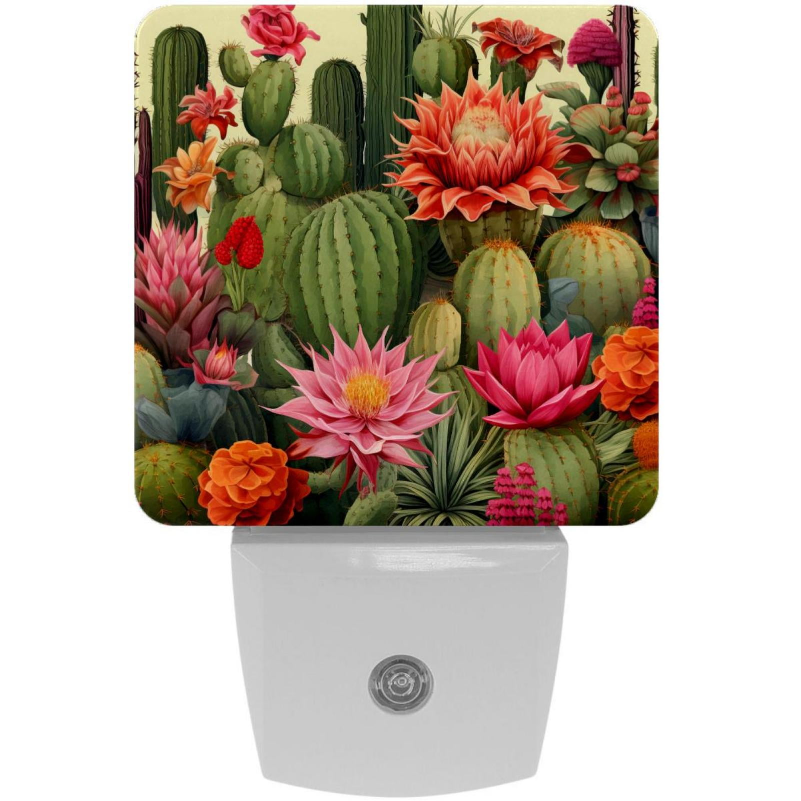 Cactus Enhance Your Space with LED Square Night Lights - Versatile ...