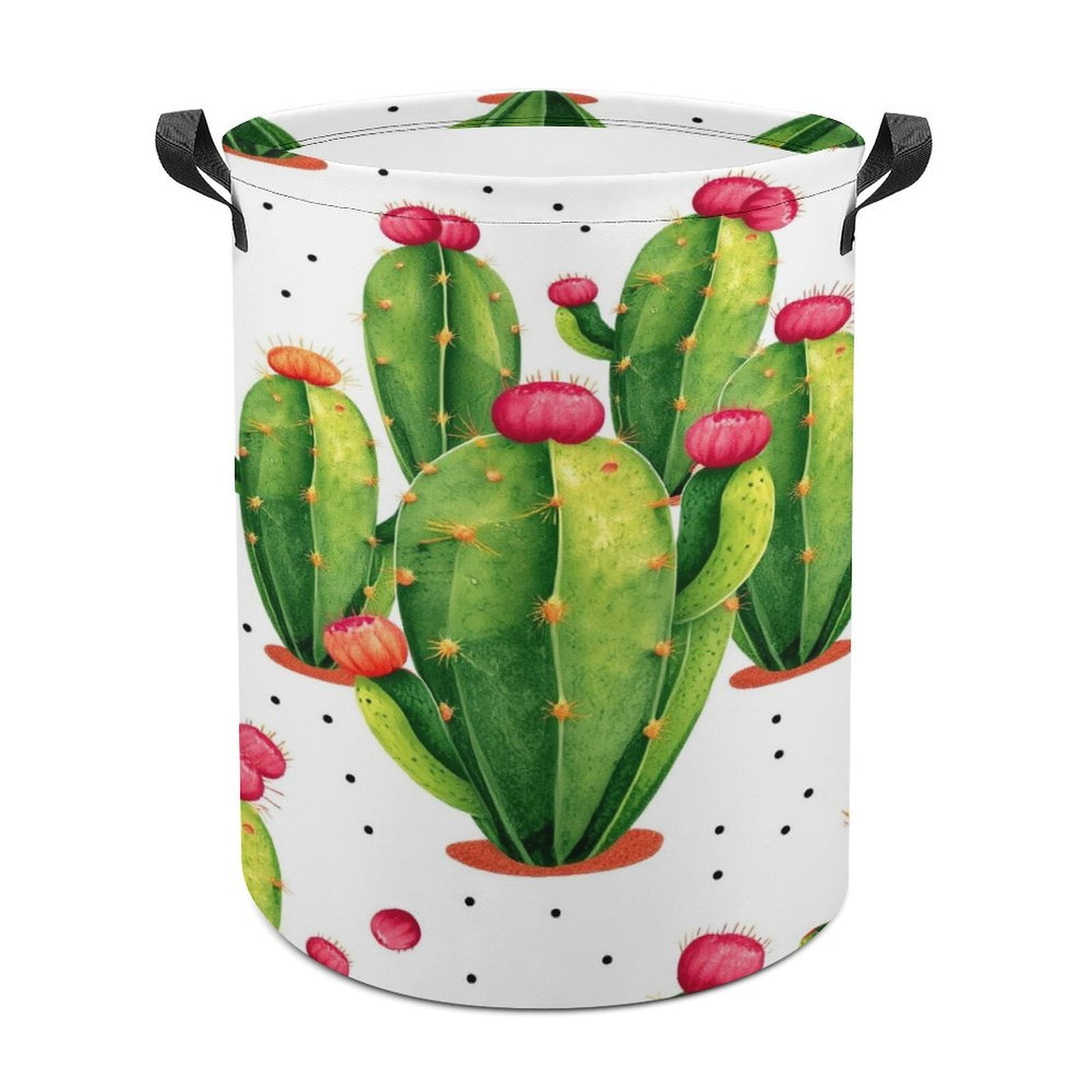 Cactus Floral Pattern Waterproof Storage Bag Household Dirty Laundry ...