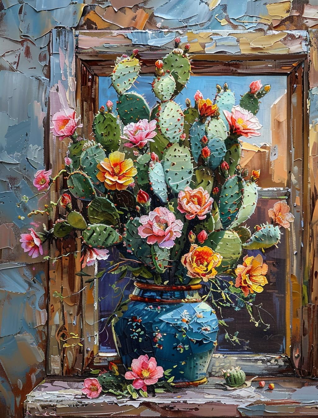 Cactus Flower 500 Pieces Puzzle for Adults Educational Intellectual ...