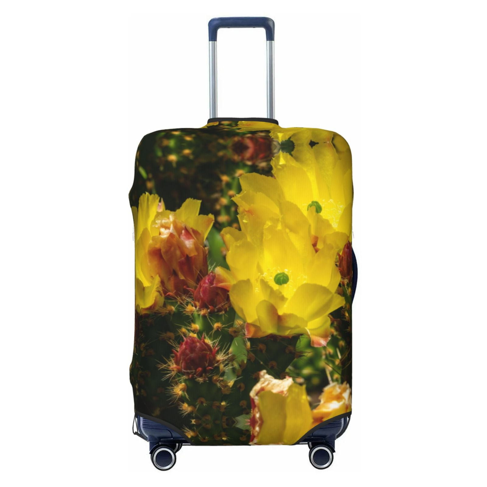 Cactus Flowers Luggage Cover, Suitcase Cover for Luggage Fits 18-32 ...