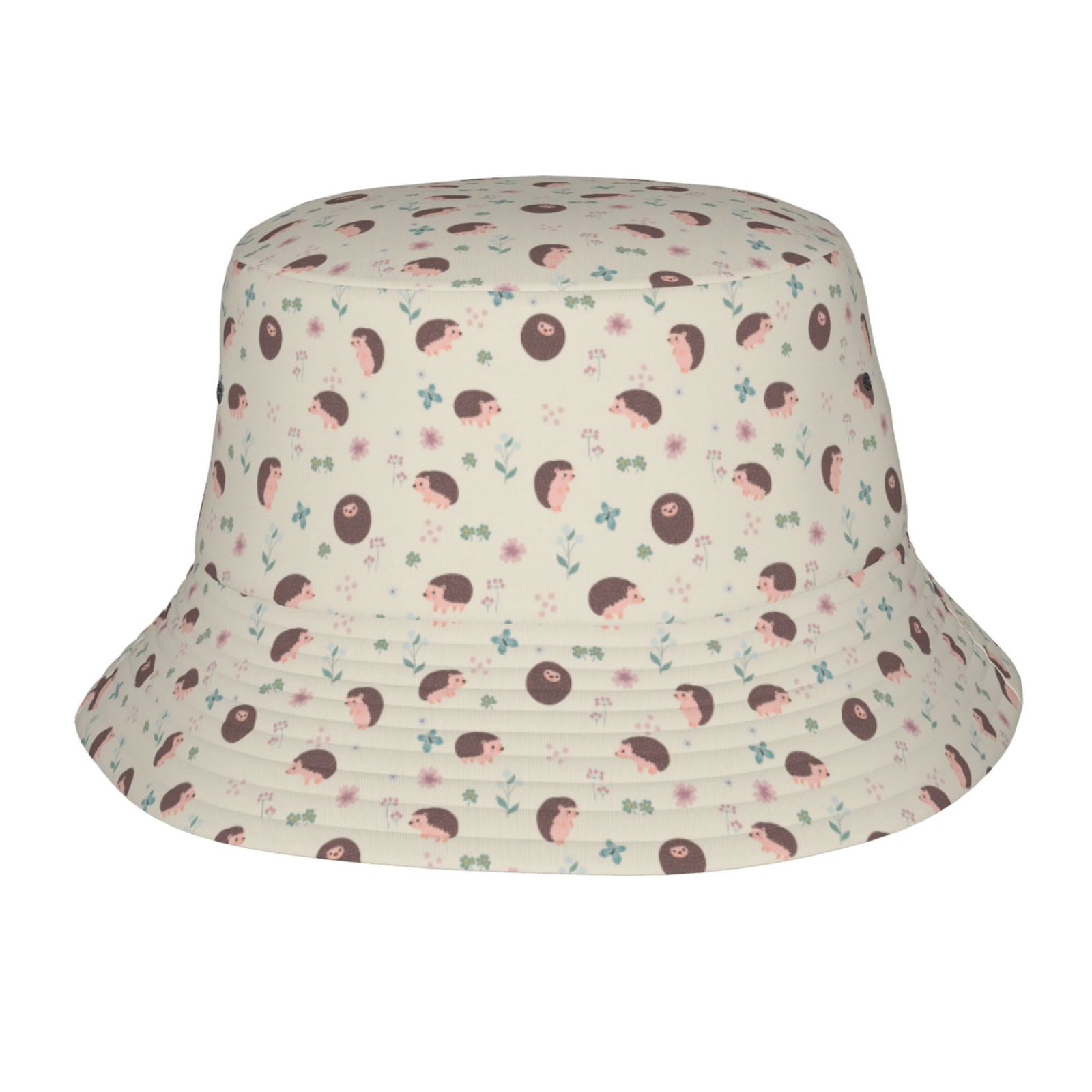 Cactus Hedgehog Bucket Hats for Men Women Beach Sun Hat Outdoor Travel ...