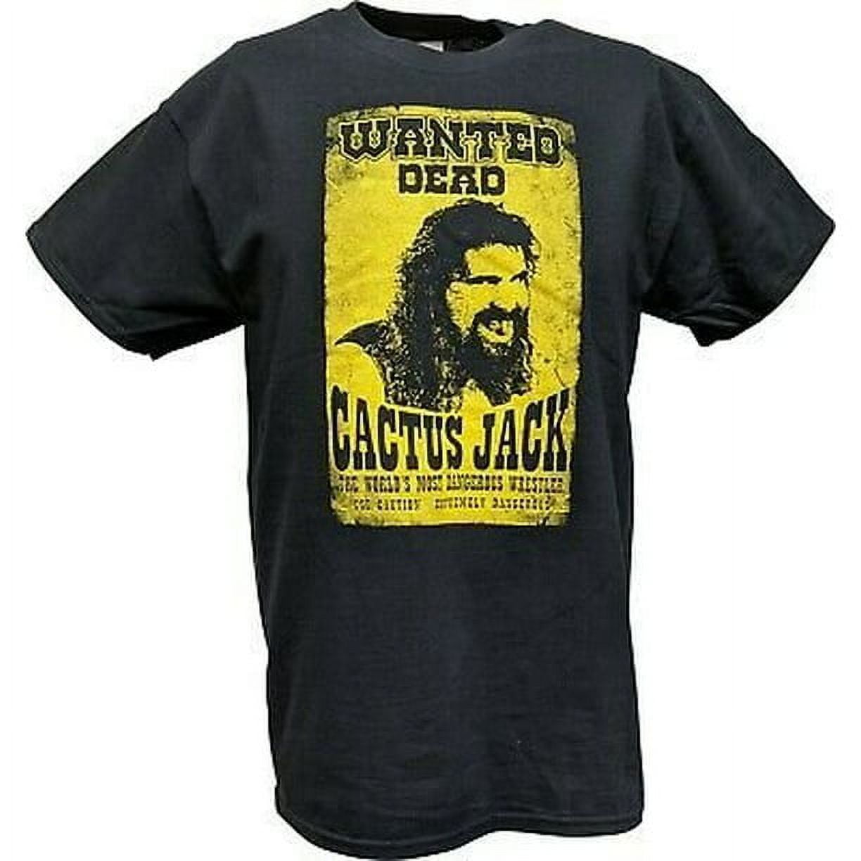 Cactus Jack Wanted Dead Mick Foley Mens T-shirt XL - Walmart.com