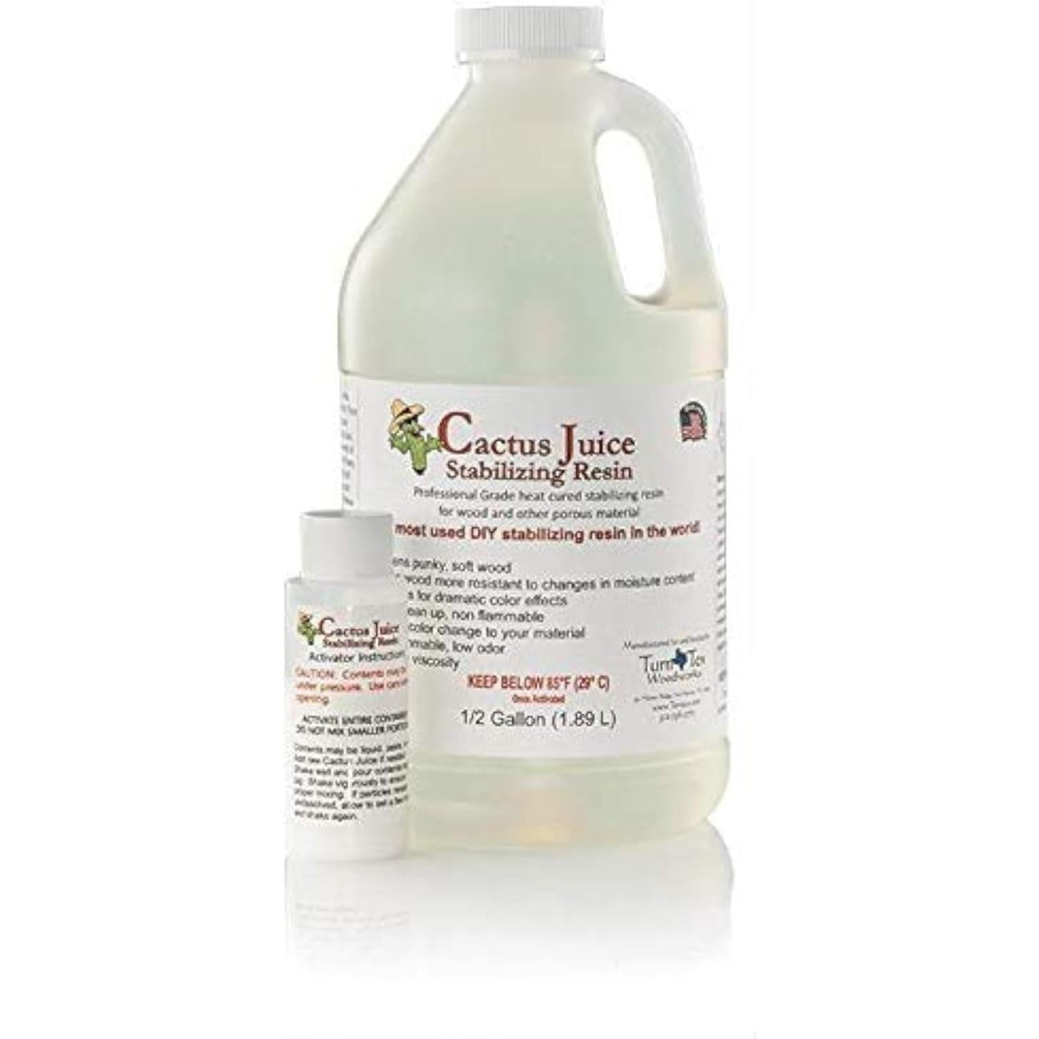 Cactus Juice Stabilizing Resin for Woodworking-1/2 Gallon - Walmart.com