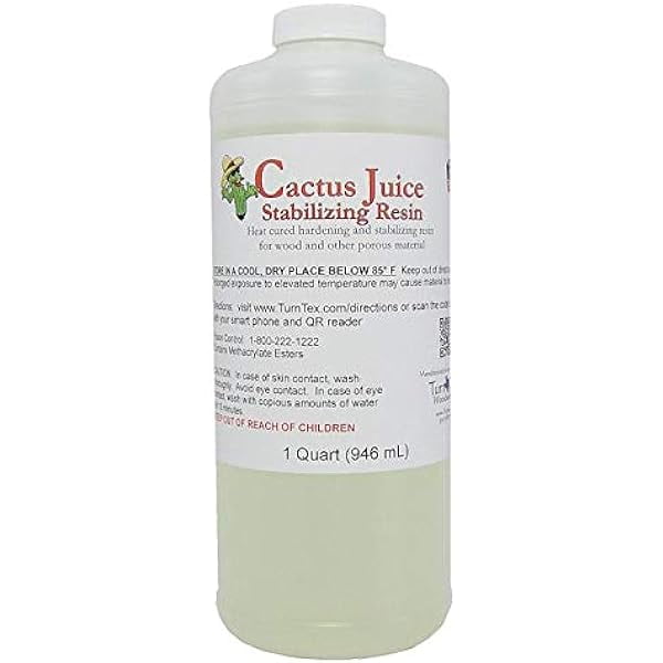 Cactus Juice Stabilizing Resin for Woodworking-1 Quart - Walmart.com