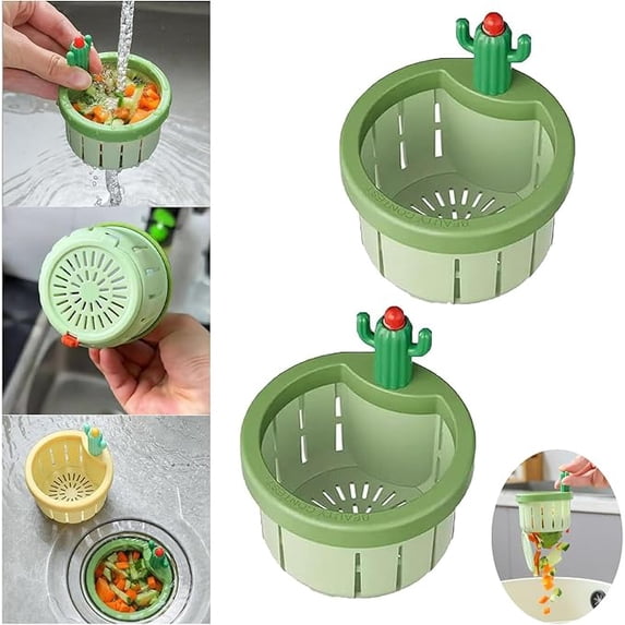 Cactus Kitchen Automatic Dumping Sink Filter, Cactus Kitchen Sink Drain ...