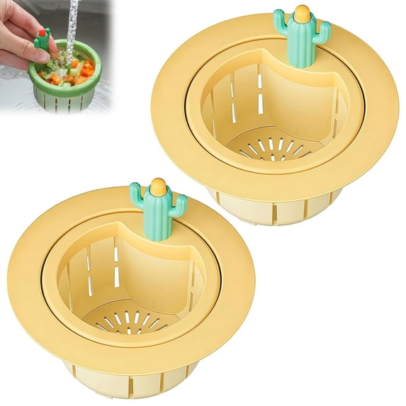 Cactus Kitchen Sink Drain Strainer, Cactus Sink Strainer Basket, Fun ...