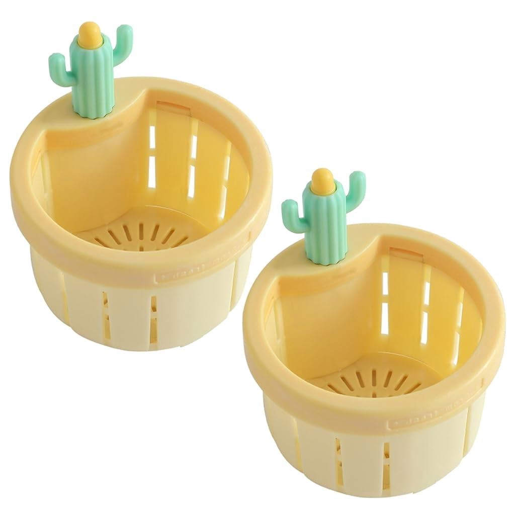 Cactus Kitchen Sink Drain Strainer Press to Dump Basket Multi ...