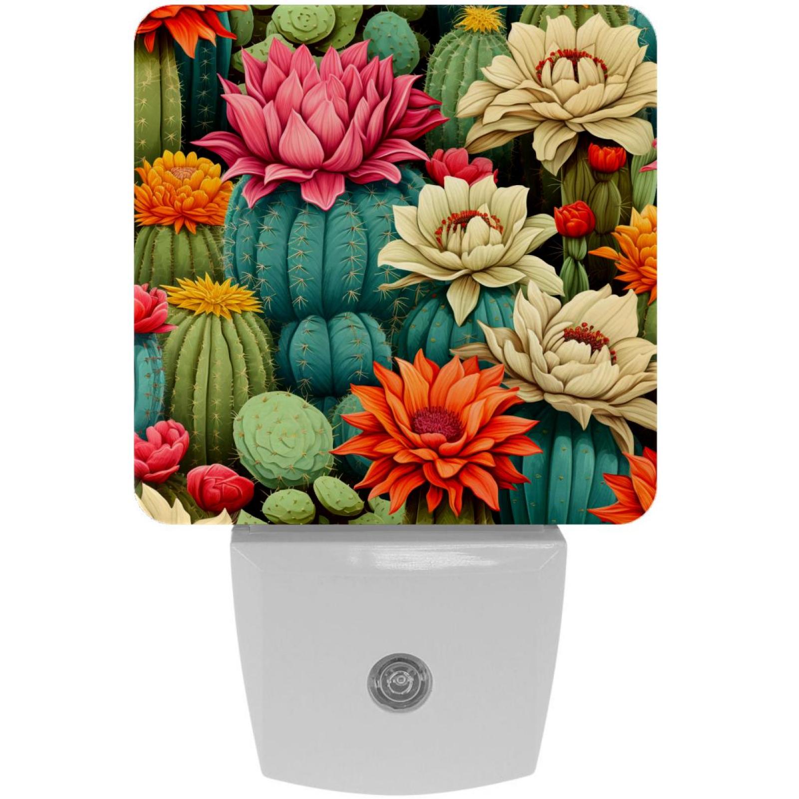 Cactus LED Square Night Light - Energy Efficient Plug-in Nightlight ...