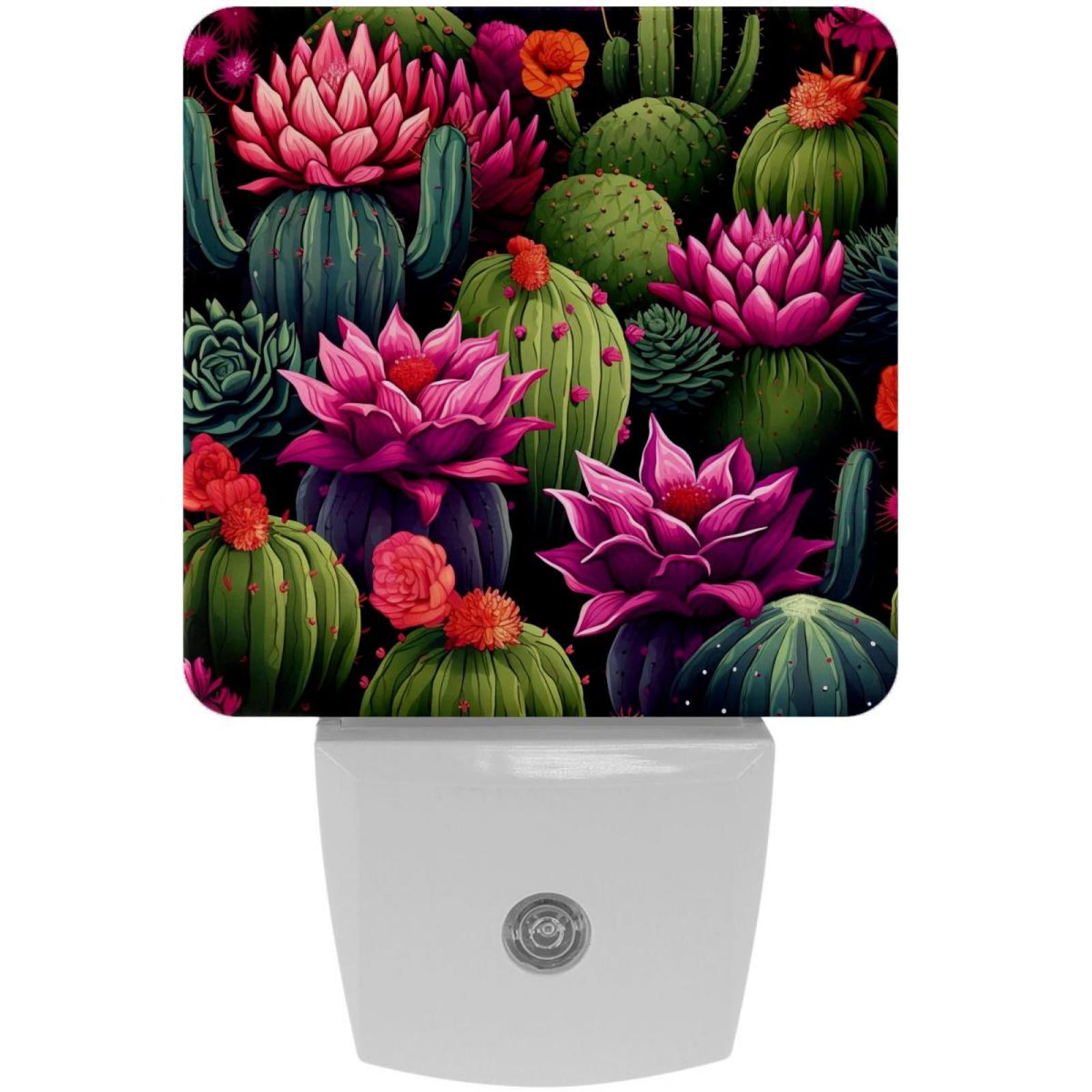 Cactus LED Square Night Light - Small and Bright Square-shaped LED ...