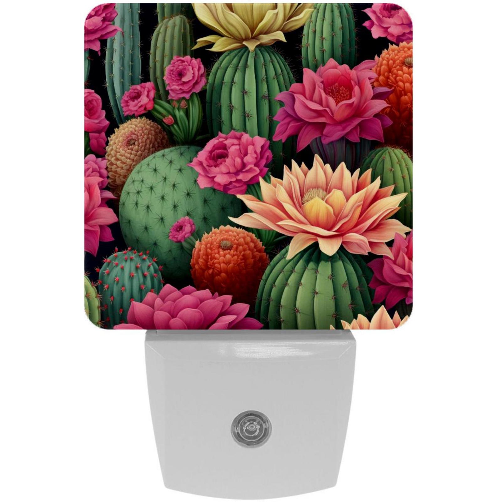 Cactus LED Square Night Lights - Bedside Lighting Solution for a ...