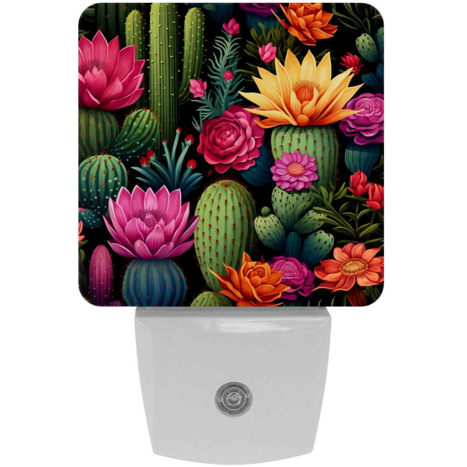 Cactus LED Square Night Lights - Bedside Lighting Solution for a ...
