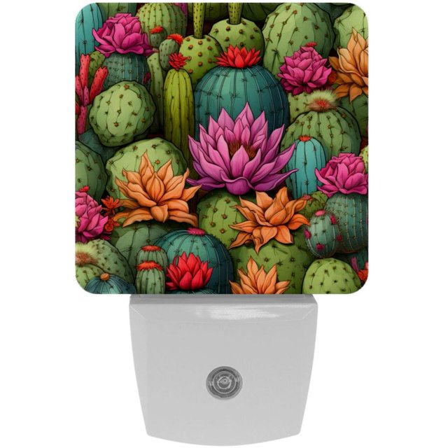 Cactus LED Square Night Lights - Compact and Multifunctional ...