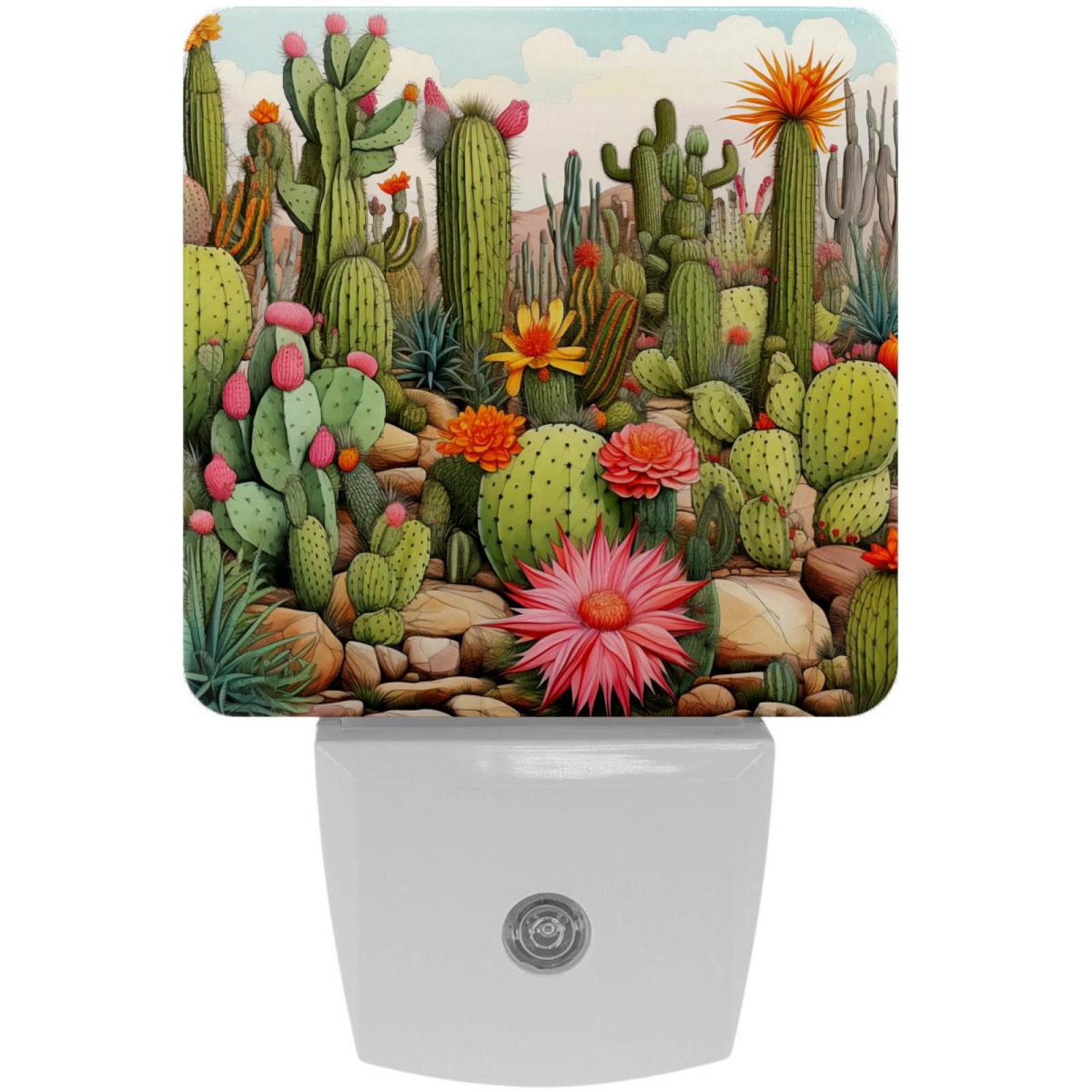 Cactus LED Square Night Lights - Elegant and Energy Efficient Lighting ...