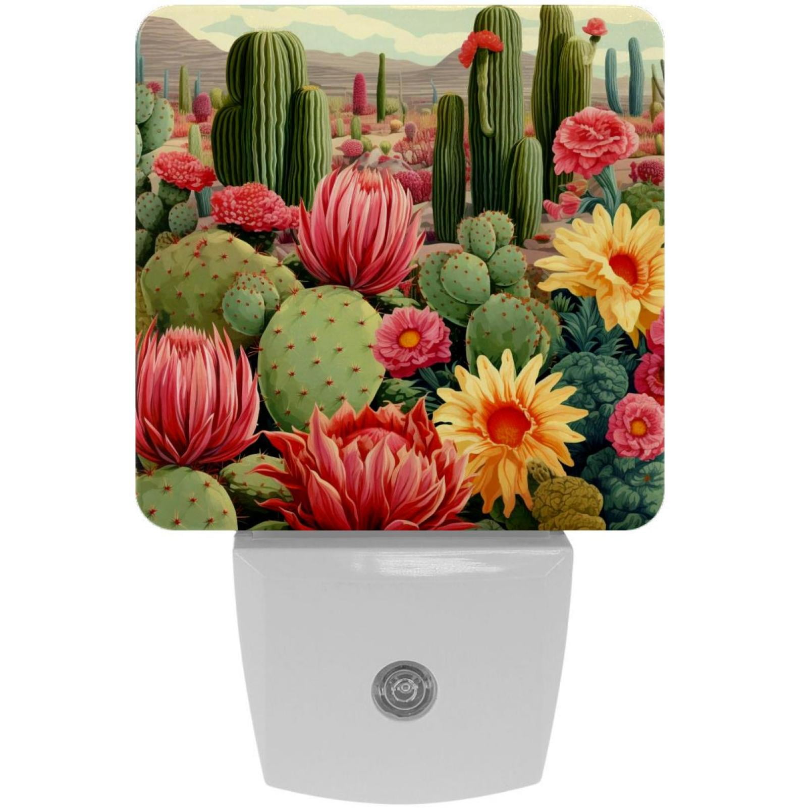 Cactus LED Square Night Lights - Elegant and Energy Efficient Lighting ...