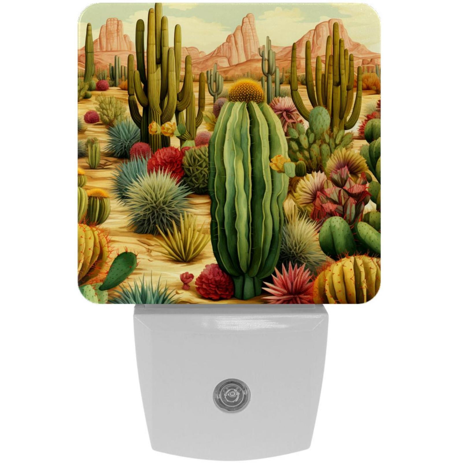 Cactus LED Square Night Lights - Elegant and Energy Efficient Lighting ...
