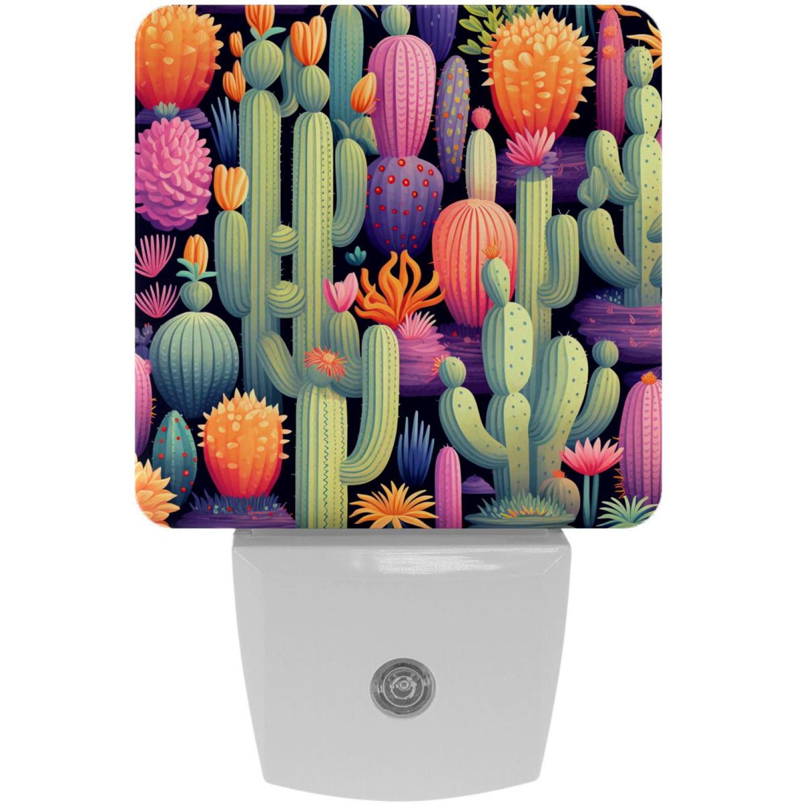 Cactus LED Square Night Lights - Energy Efficient & Elegant Decorative ...