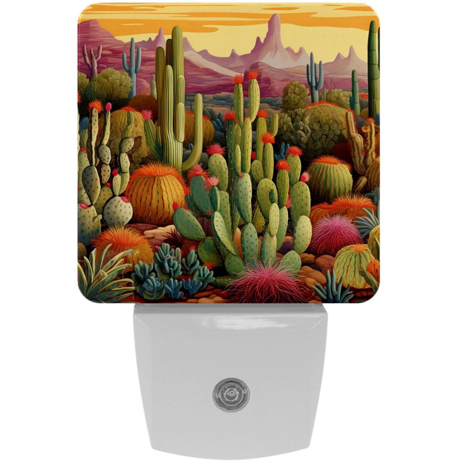 Cactus LED Square Night Lights- Energy Efficient and Stylish ...