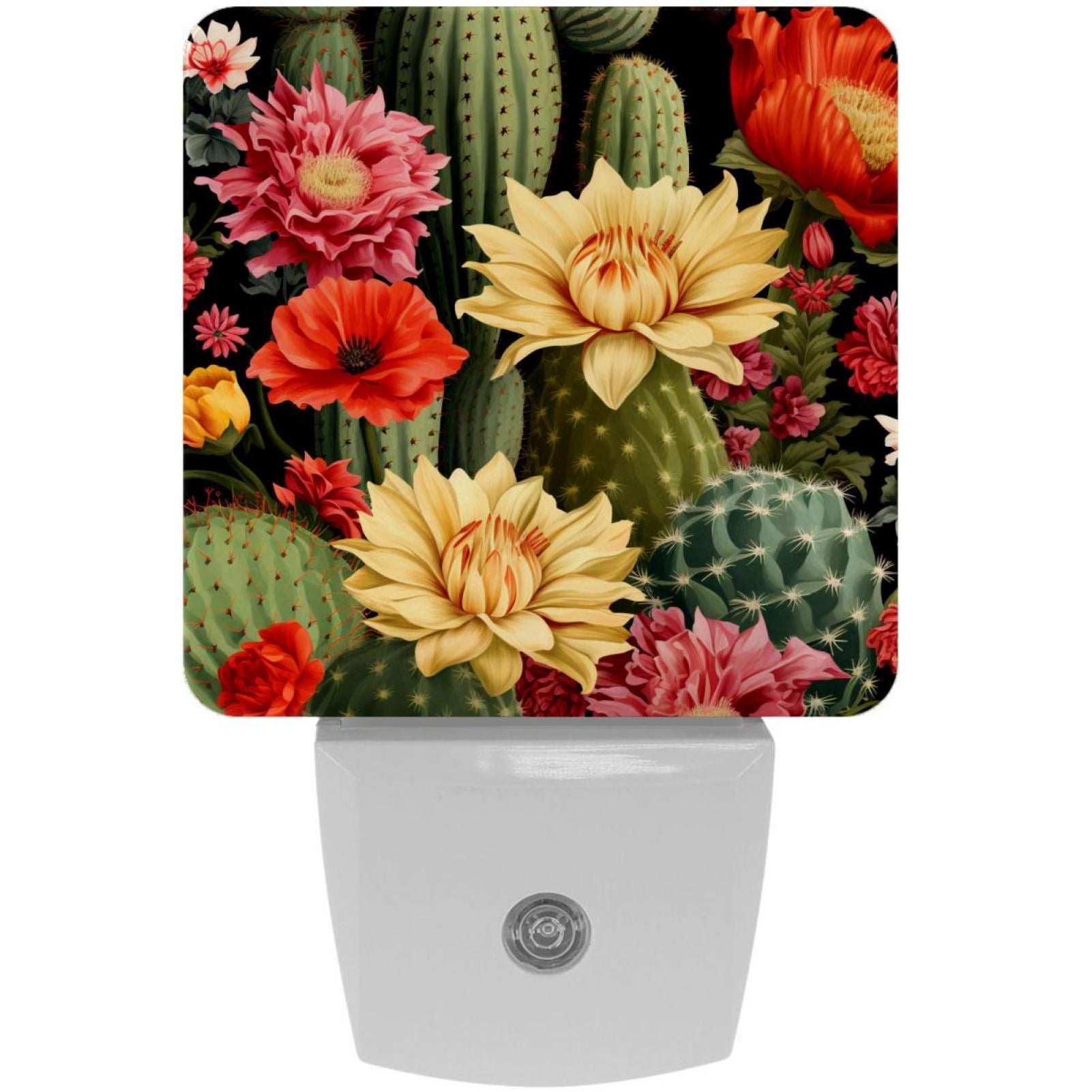 Cactus LED Square Night Lights - Energy Efficient and Stylish Room ...