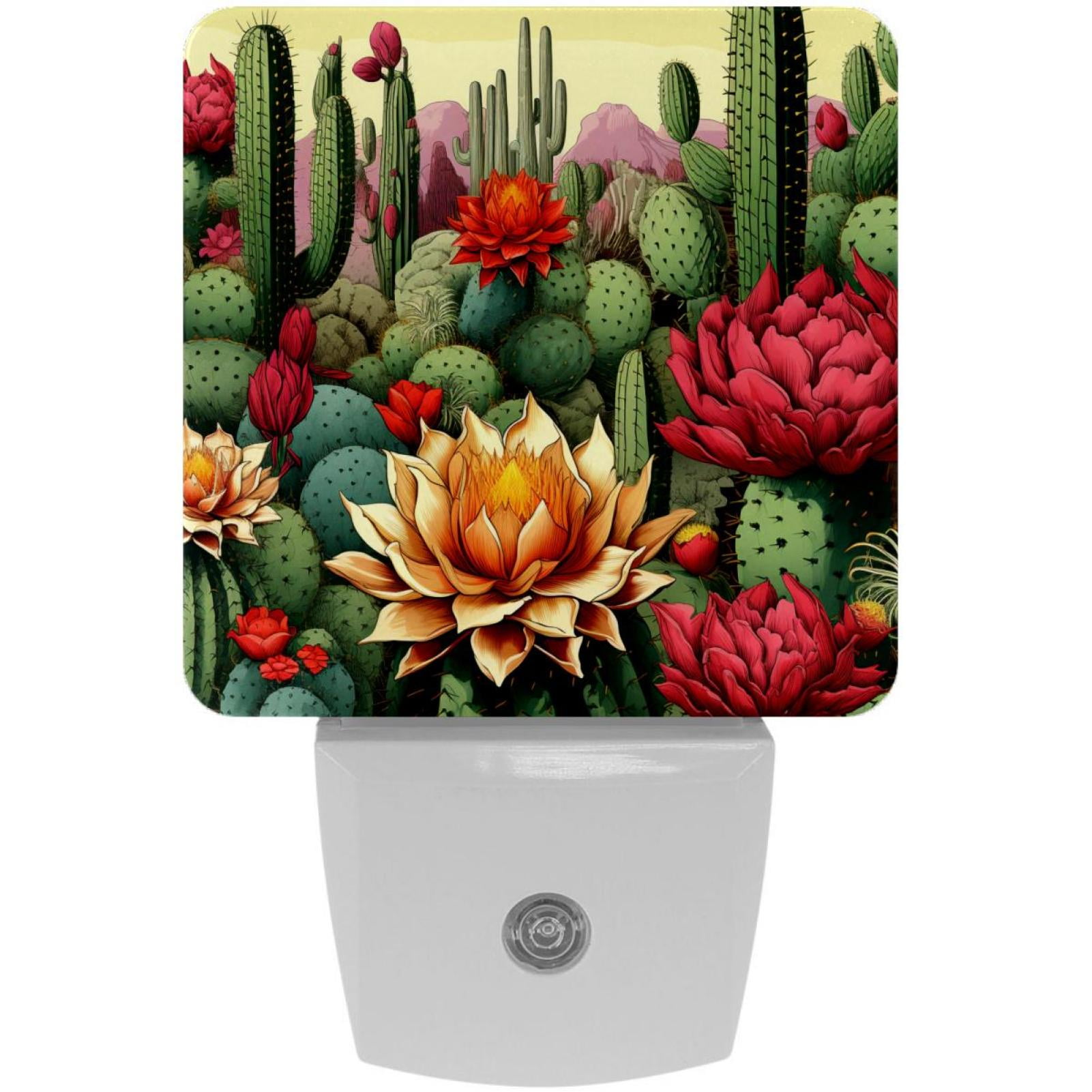 Cactus LED Square Night Lights - Illuminating Your Space with Style ...