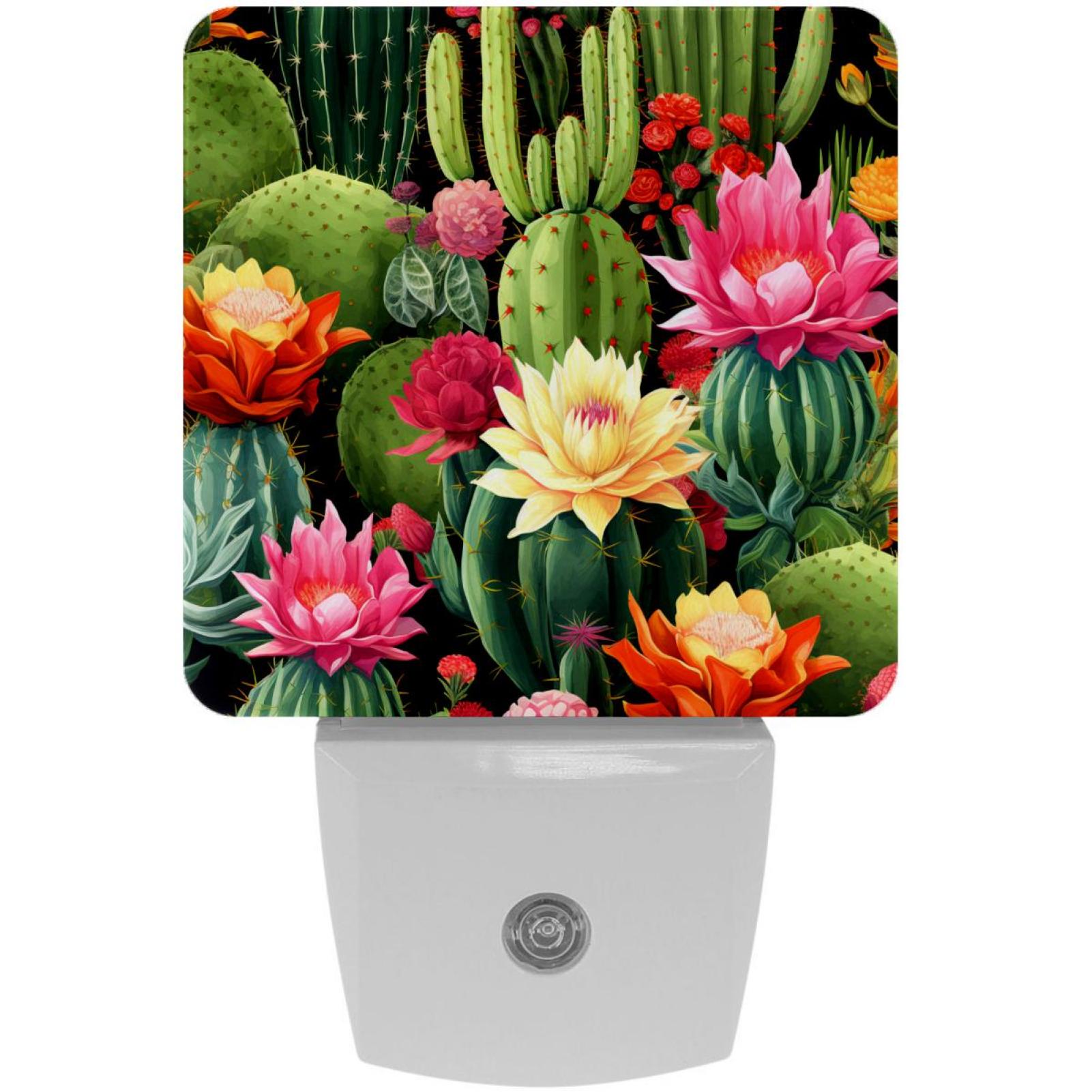 Cactus LED Square Night Lights - Modern and Versatile Plug-in Lighting ...