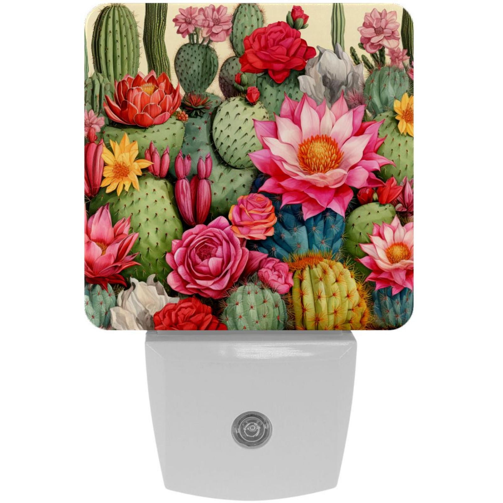 Cactus LED Square Night Lights - Modern and Versatile Plug-in Lighting ...