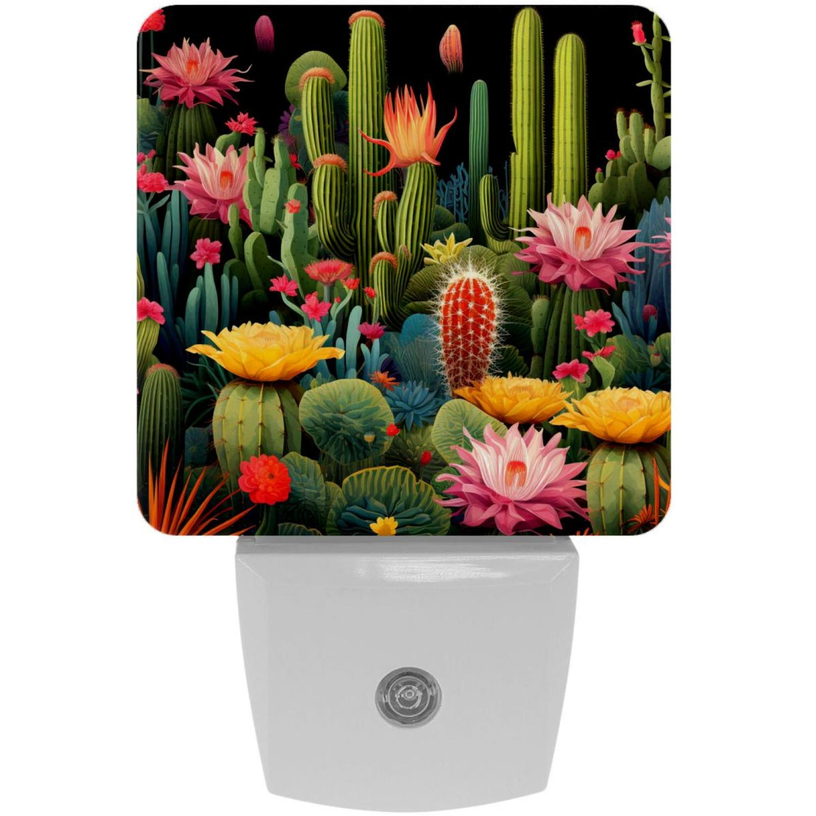 Cactus LED Square Night Lights - Modern and Versatile Plug-in Lighting ...