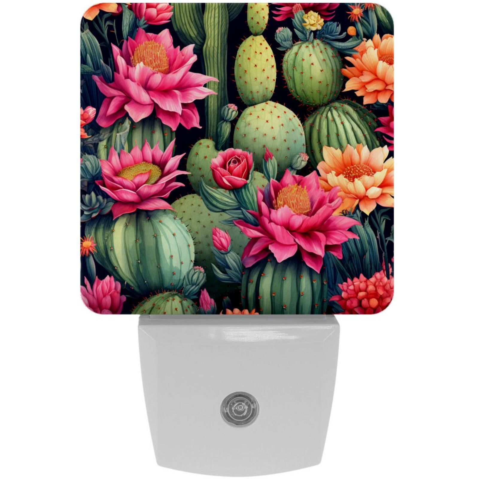 Cactus LED Square Night Lights - Modern and Versatile Plug-in Lighting ...
